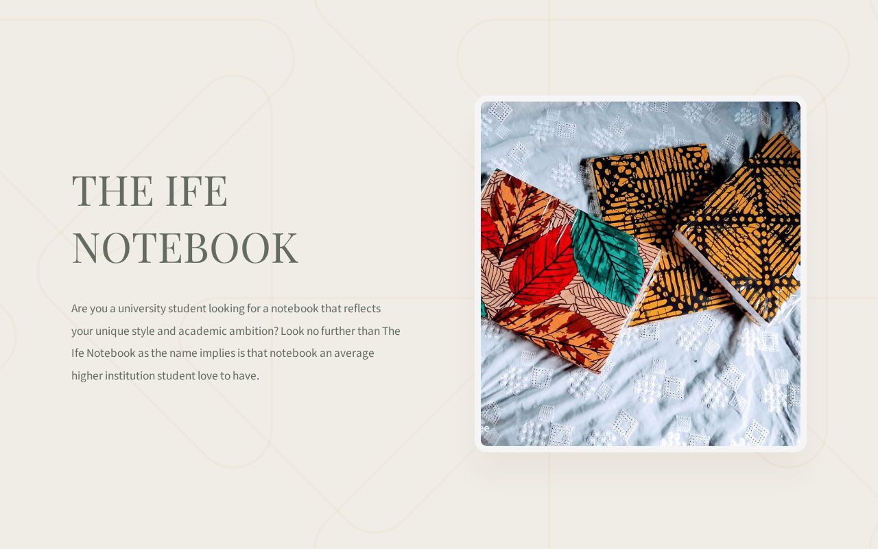 THE IFE NOTEBOOK